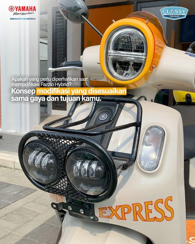 Modif Keren Yamaha Fazzio, Hmmm Inspiratif! - Anangcozz Blog